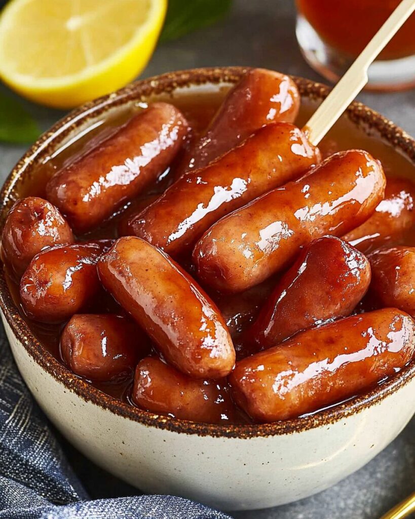 Slow Cooker Cocktail Smokies - knedir Recipes