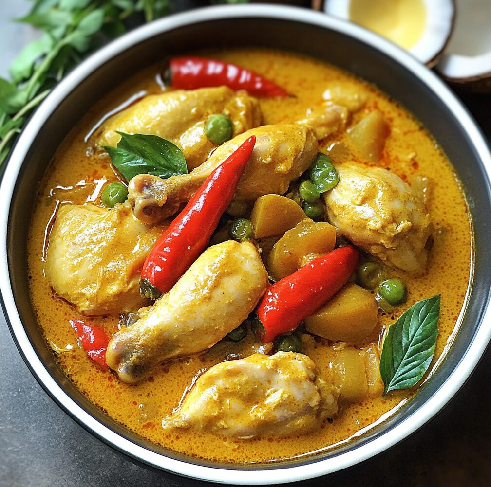 Filipino Style Chicken Curry with Coconut Milk - knedir Recipes