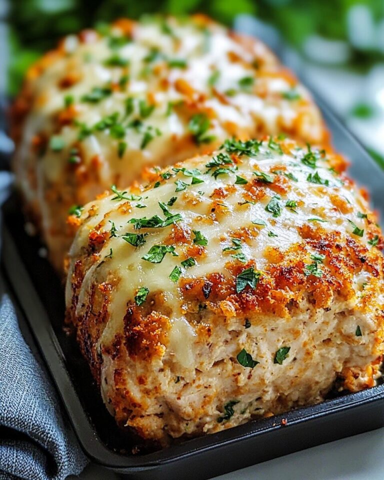 Garlic Parmesan Chicken Meatloaves – knedir Recipes
