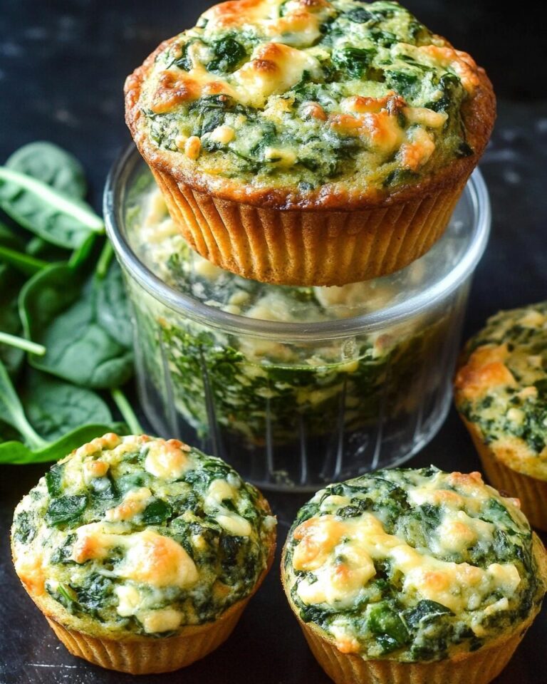 Savory Spinach and Cheese Breakfast Muffins – knedir Recipes