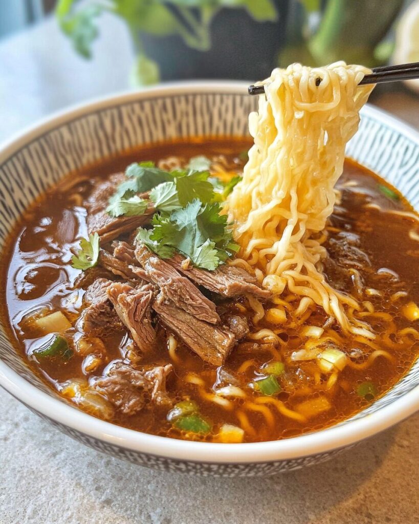 Savory Birria Ramen with Tender Beef and Rich Broth – knedir Recipes