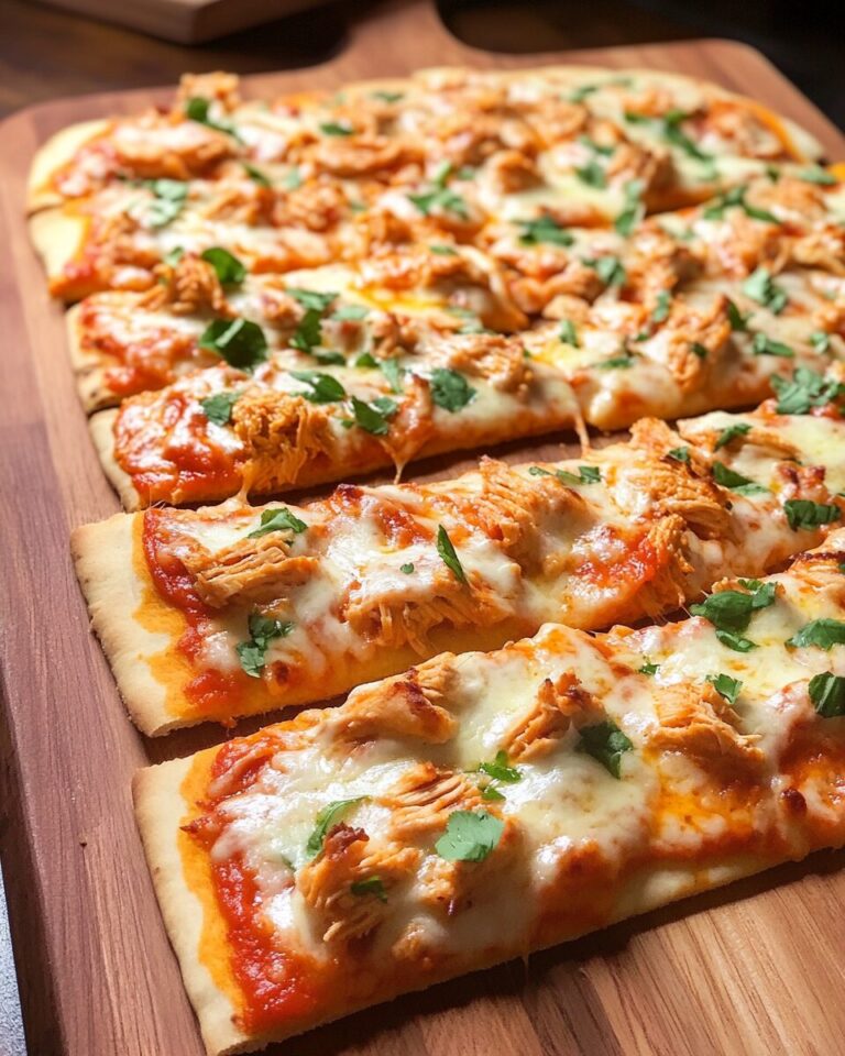 Fiery Buffalo Chicken Pizza on Crispy Flatbread – knedir Recipes