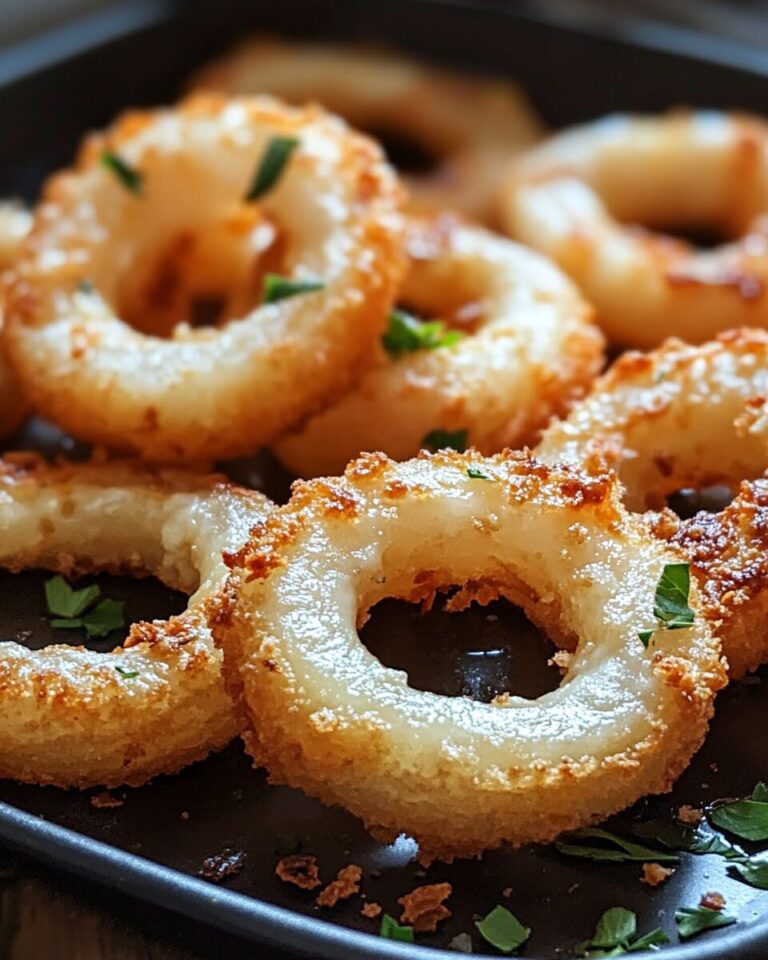 Crispy Baked Mozzarella-Stuffed Onion Rings – knedir Recipes