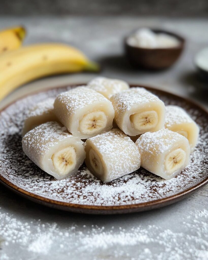 Soft and Chewy Hong Kong-Style Banana Mochi Rolls – knedir Recipes