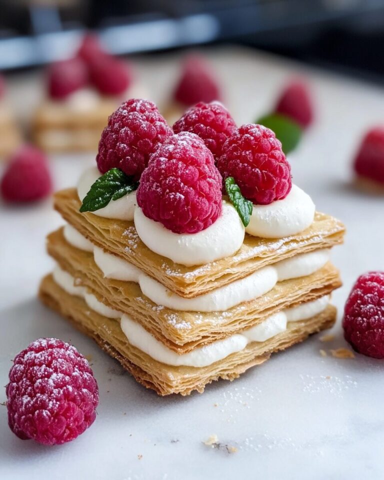 Raspberry Mille-Feuille Cookies - knedir Recipes