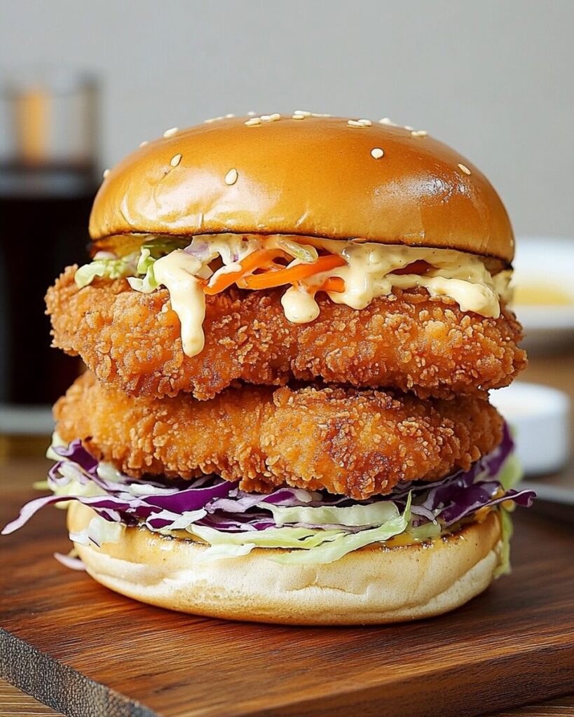 Chicken Katsu Burger – knedir Recipes