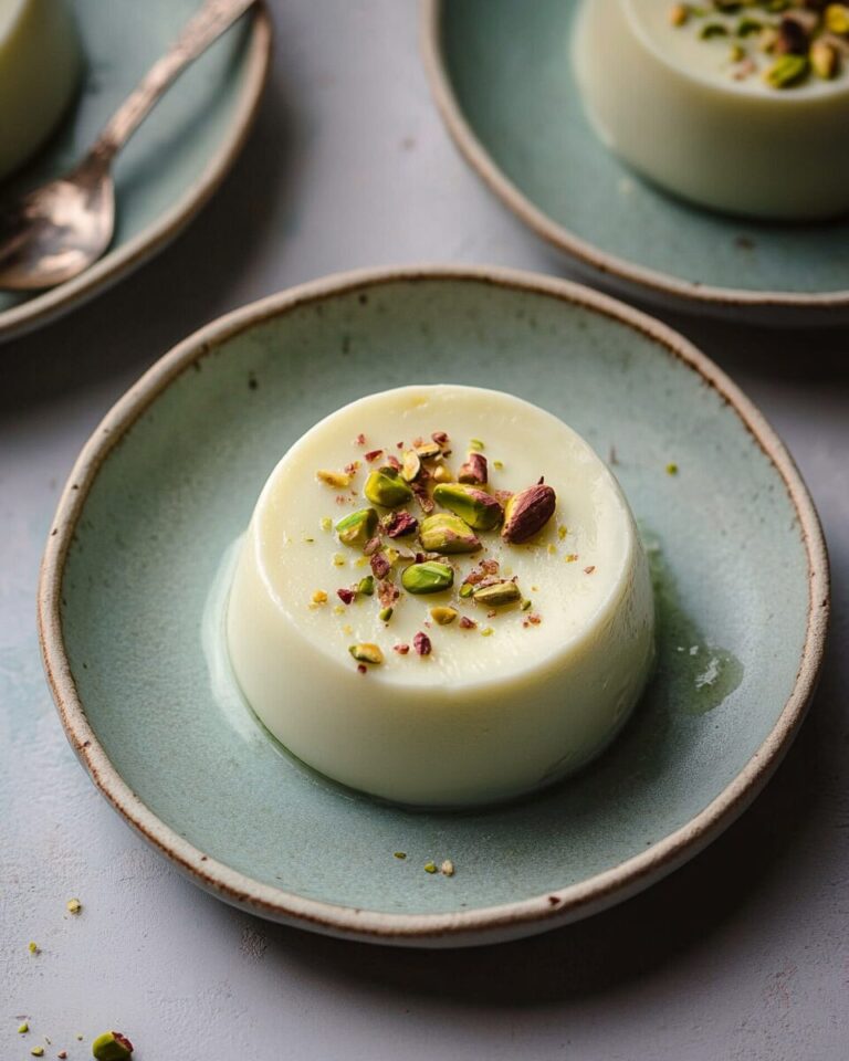 Pistachio Panna Cotta - knedir Recipes