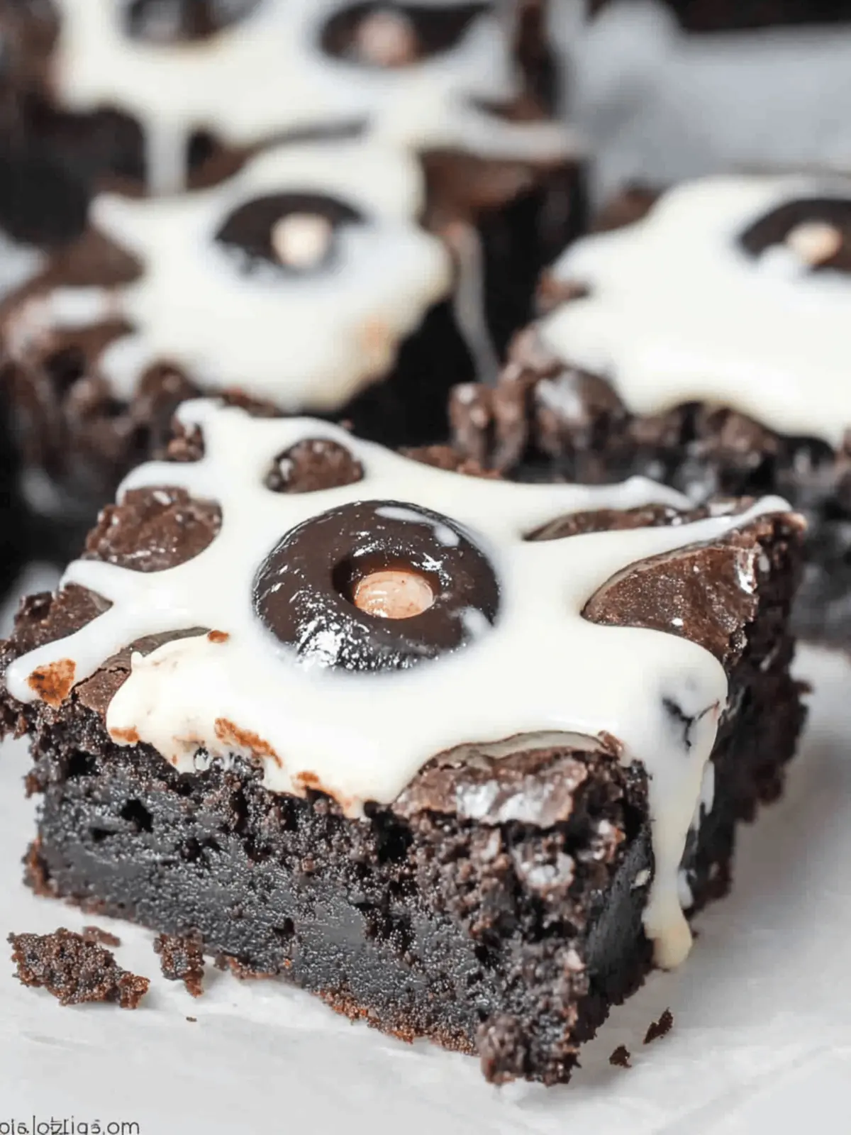 Fudgy Spider Web Brownies: A Spooktacular Halloween Treat – knedir Recipes