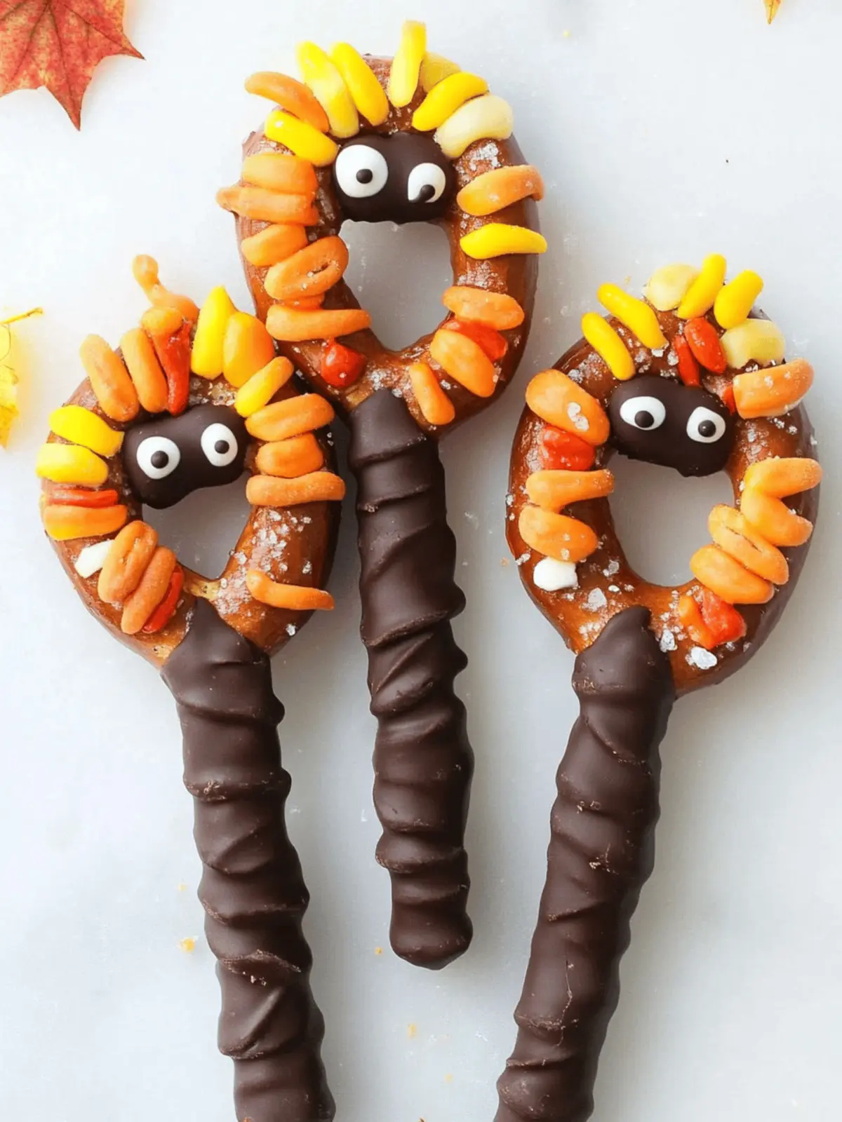 Chocolate Covered Turkey Pretzels: A Fun Thanksgiving Treat – knedir ...
